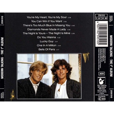 Компакт диск Modern Talking – The 1st Album купить CD в магазине iDevice